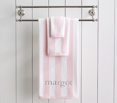 Rugby Stripe Bath Collection | Pottery Barn Kids