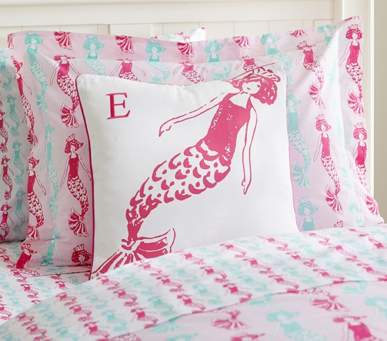 Preppy Mermaid Duvet Cover | Pottery Barn Kids