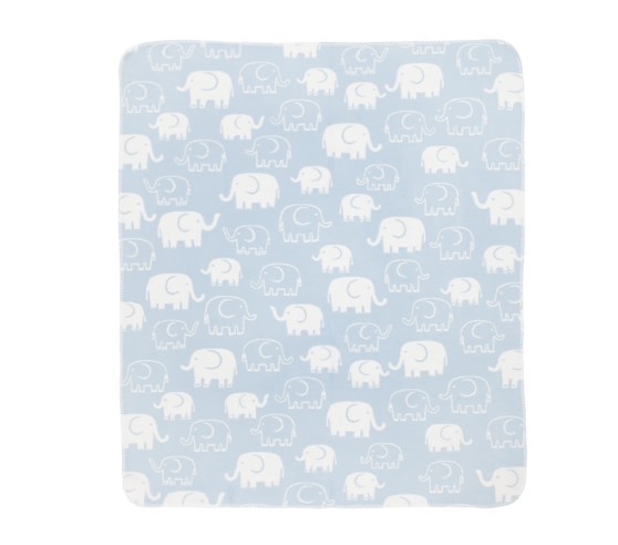 Elephant Baby Blanket | Pottery Barn Kids