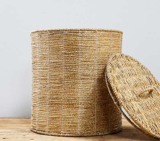 Gold Rope Hamper | Pottery Barn Kids