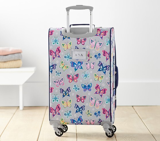 Mackenzie Navy Solar System Spinner Luggage | Pottery Barn Kids