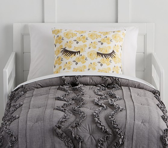 The Emily & Meritt Marigold Toddler Bedding | Pottery Barn Kids