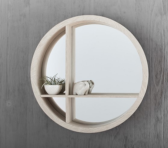 Round Shelf Mirror | Pottery Barn Kids