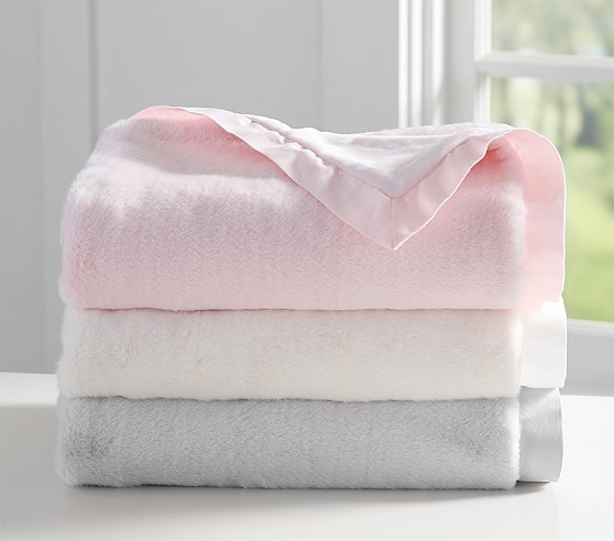 Luxe Faux Fur Baby Blankets | Pottery Barn Kids