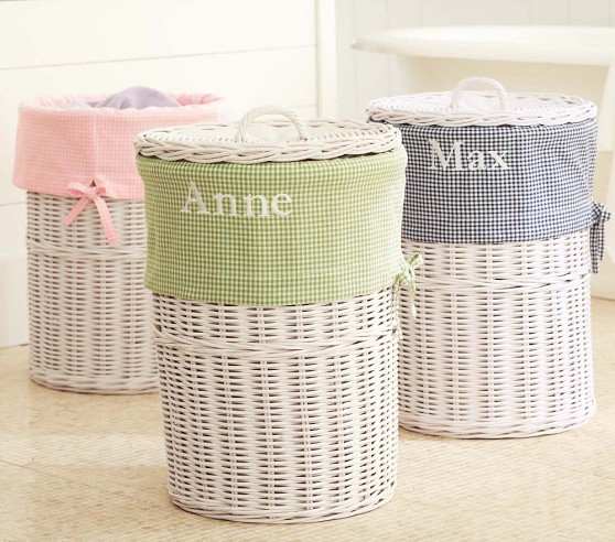 Round Sabrina Hamper | Pottery Barn Kids