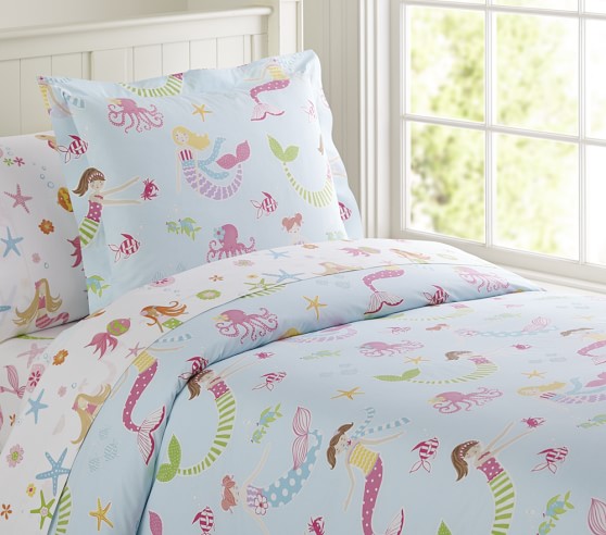 Mermaid Sheet Set | Pottery Barn Kids