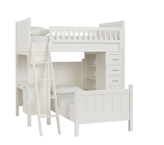 Camp Twin Bunk System & Twin Bed Set | Pottery Barn Kids