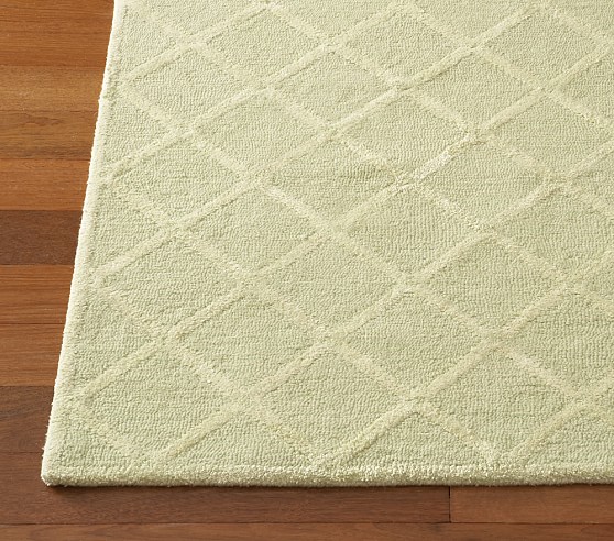 Green Trellis Rug Swatch | Pottery Barn Kids