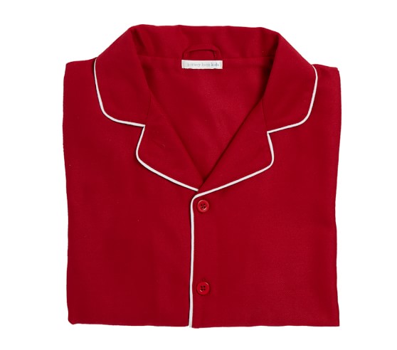 Adult Solid Red Pajamas | Pottery Barn Kids