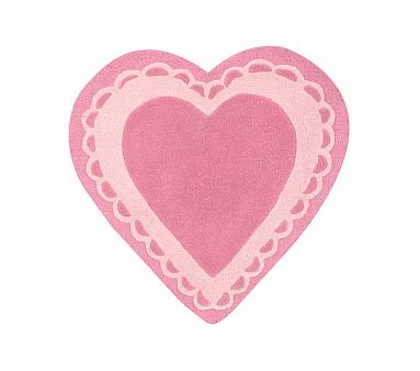 Heart Shaped Rug | Pottery Barn Kids