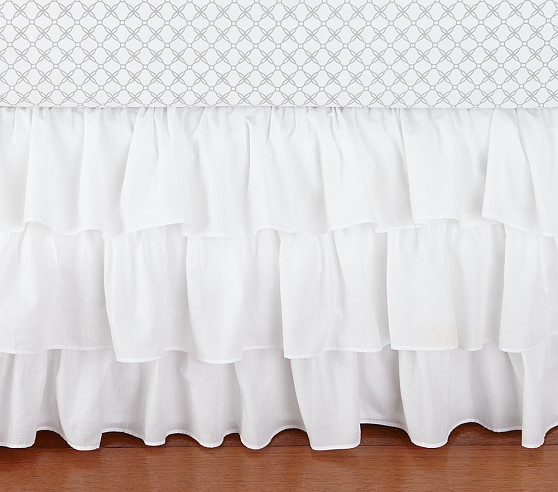 Ruffle Crib Skirt | Pottery Barn Kids
