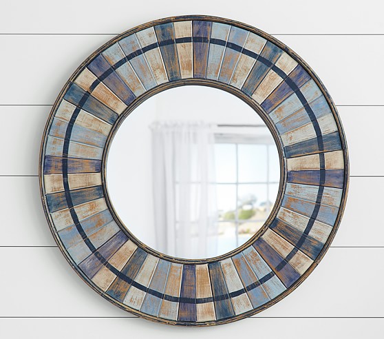 Shades of Blue Mirror | Pottery Barn Kids
