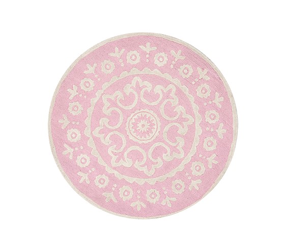 McKenna Round Rug | Pottery Barn Kids