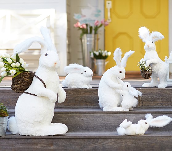 White Sisal Bunny Decor | Pottery Barn Kids