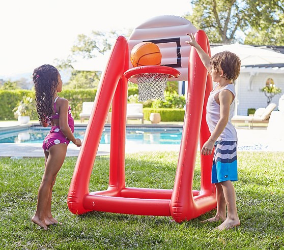 Jumbo Inflatable Basketball Hoop | Pottery Barn Kids