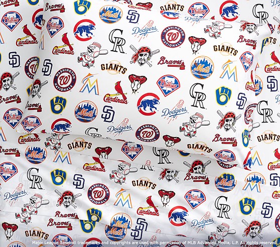 MLB™ National League™ Sheet Set | Pottery Barn Kids