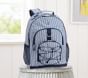 Navy Mini Stripe Backpack | Pottery Barn Kids