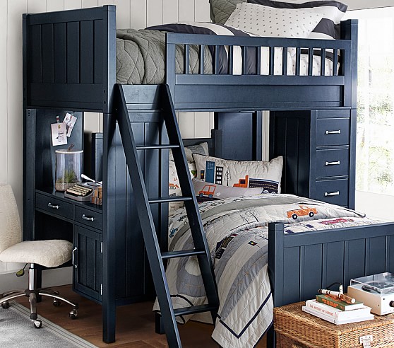 Camp Twin Bunk System & Twin Bed Set | Pottery Barn Kids