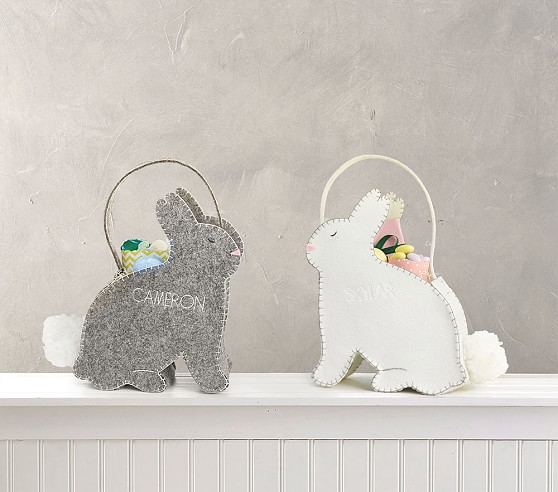 Felt Bunny Easter Buckets | Pottery Barn Kids