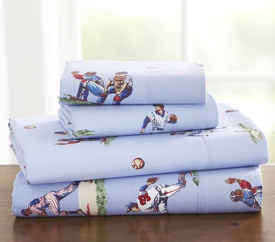 Baseball Sheet Set, Full | Pottery Barn Kids