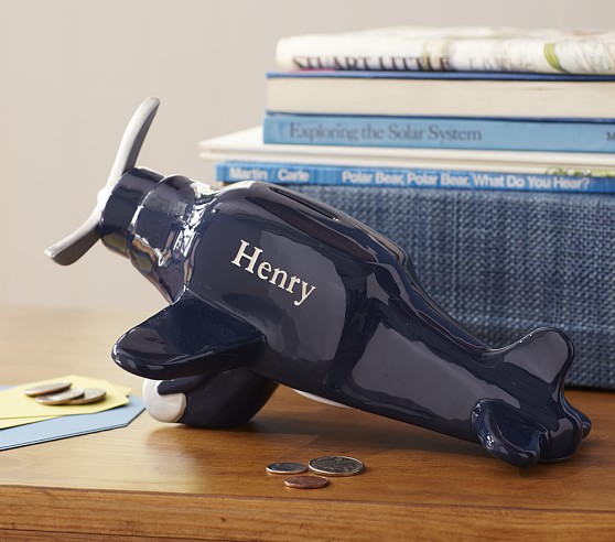Airplane Bank | Pottery Barn Kids