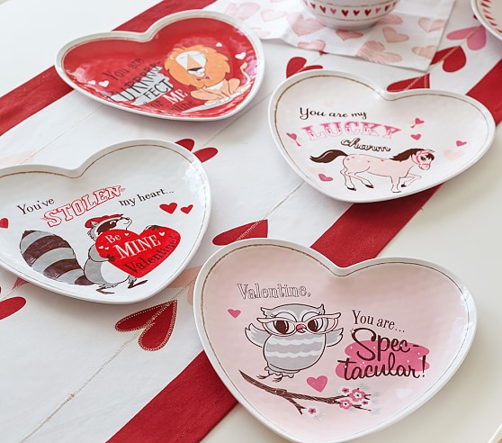 Valentine's Day Plate Sets | Pottery Barn Kids