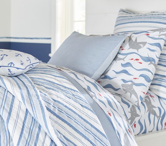 Nautical Shark Sheet Set | Pottery Barn Kids