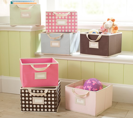 Large Canvas Box Storage | Pottery Barn Kids