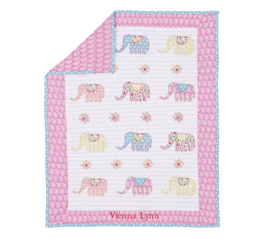 Vienna Elephant Nursery Bedding Set | Pottery Barn Kids