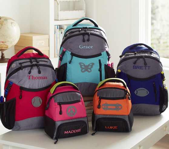 Colton Orange Backpack | Pottery Barn Kids