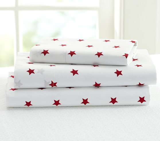 Star Toddler Sheet Set | Pottery Barn Kids