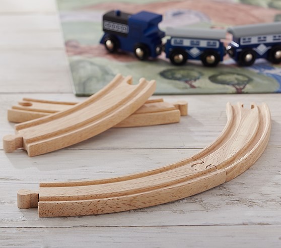 Wooden Curved Track Set | Pottery Barn Kids