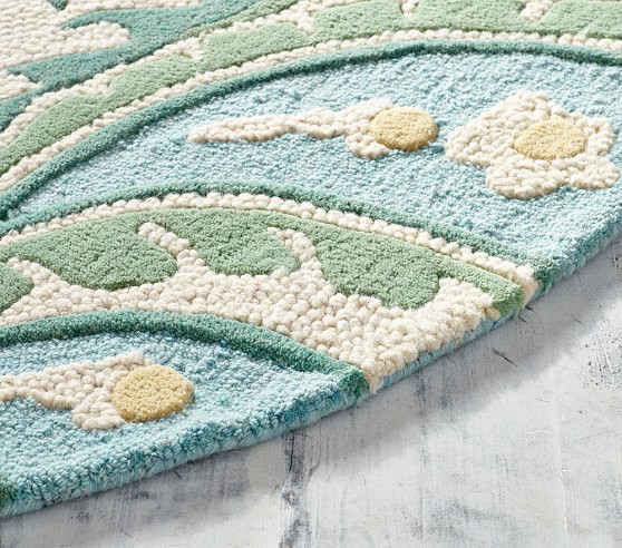 Adrianna Floral Rug | Pottery Barn Kids