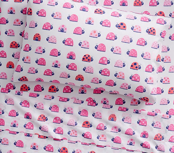 Ladybug Sheet Set | Pottery Barn Kids