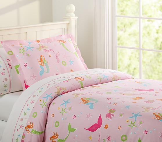 Mermaid Duvet Cover | Pottery Barn Kids