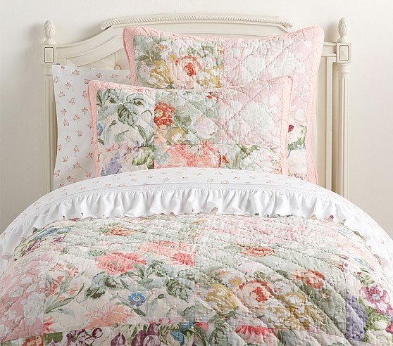 Lina Patchwork Quilt | Pottery Barn Kids
