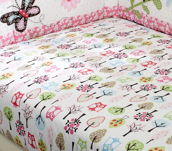 Woodlands Crib Sheeting | Pottery Barn Kids