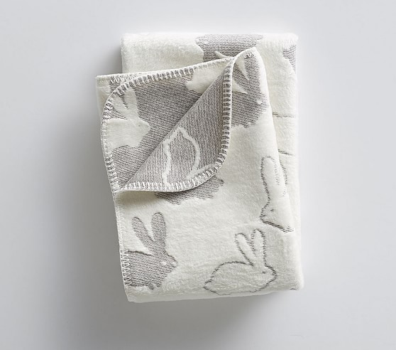 Fuzzy Bunny Baby Blanket | Pottery Barn Kids