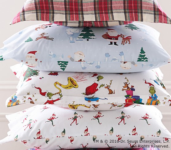 Dr. Seuss’s The Grinch & Max™ Sheet Set | Pottery Barn Kids