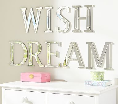 Mirrored Wall Letters | Pottery Barn Kids