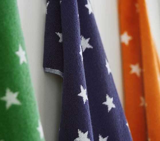 Star Bath Towel Collection | Pottery Barn Kids