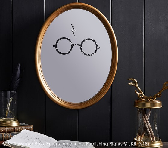 HARRY POTTER™ Gold Wizard Mirror | Pottery Barn Kids
