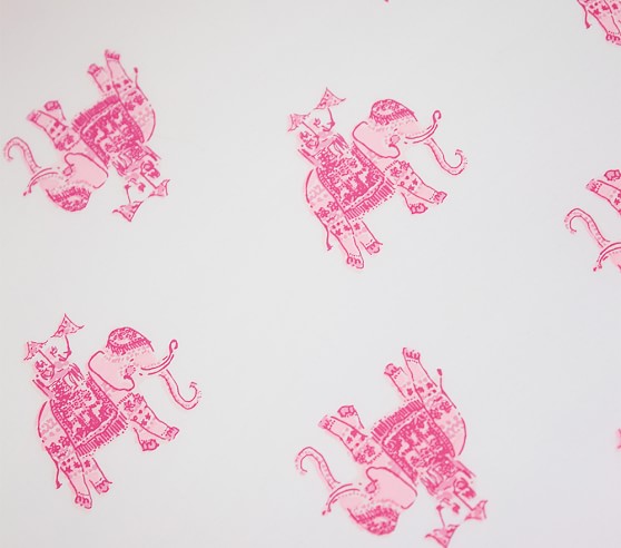 Lilly Pulitzer Bazaar Elephant Crib Fitted Sheet | Pottery Barn Kids