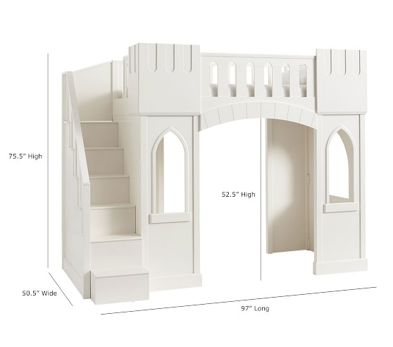 Castle Loft Bed | Pottery Barn Kids