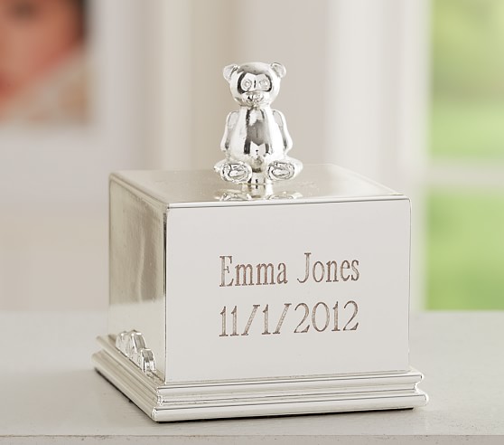 Silver Music Box | Baby Keepsake | Pottery Barn Kids