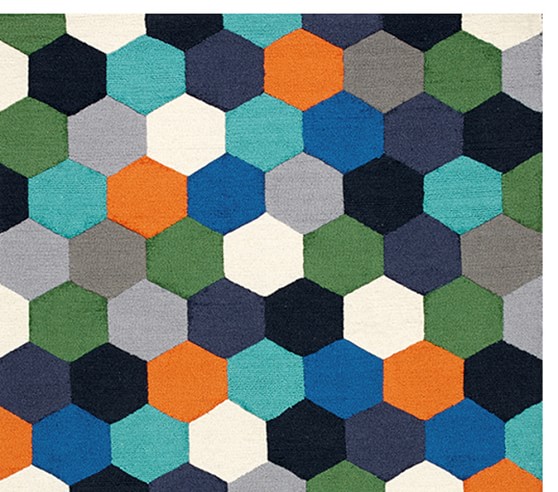 Hexagon Rug | Patterned Rugs | Pottery Barn Kids