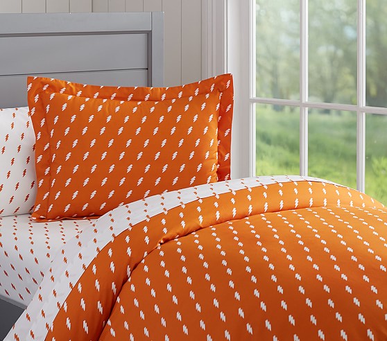 Lightning Bolt Kids' Duvet Cover | Pottery Barn Kids