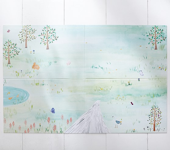 Reversible Dollhouse Play Mat | Pottery Barn Kids