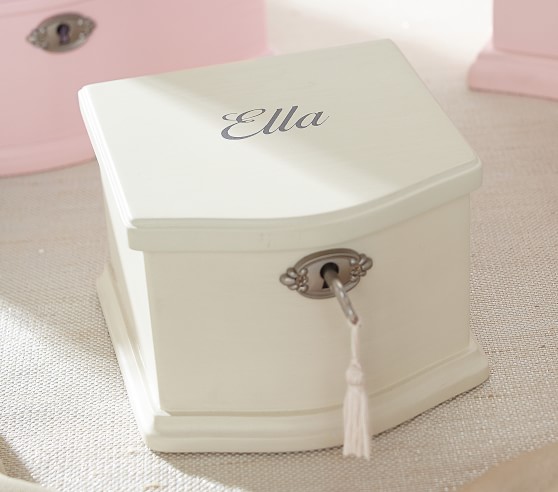 Abigail Kids Jewelry Box Collection -White | Pottery Barn Kids