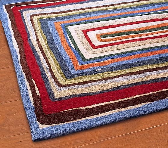 Stacking Squares Rug Swatch | Pottery Barn Kids